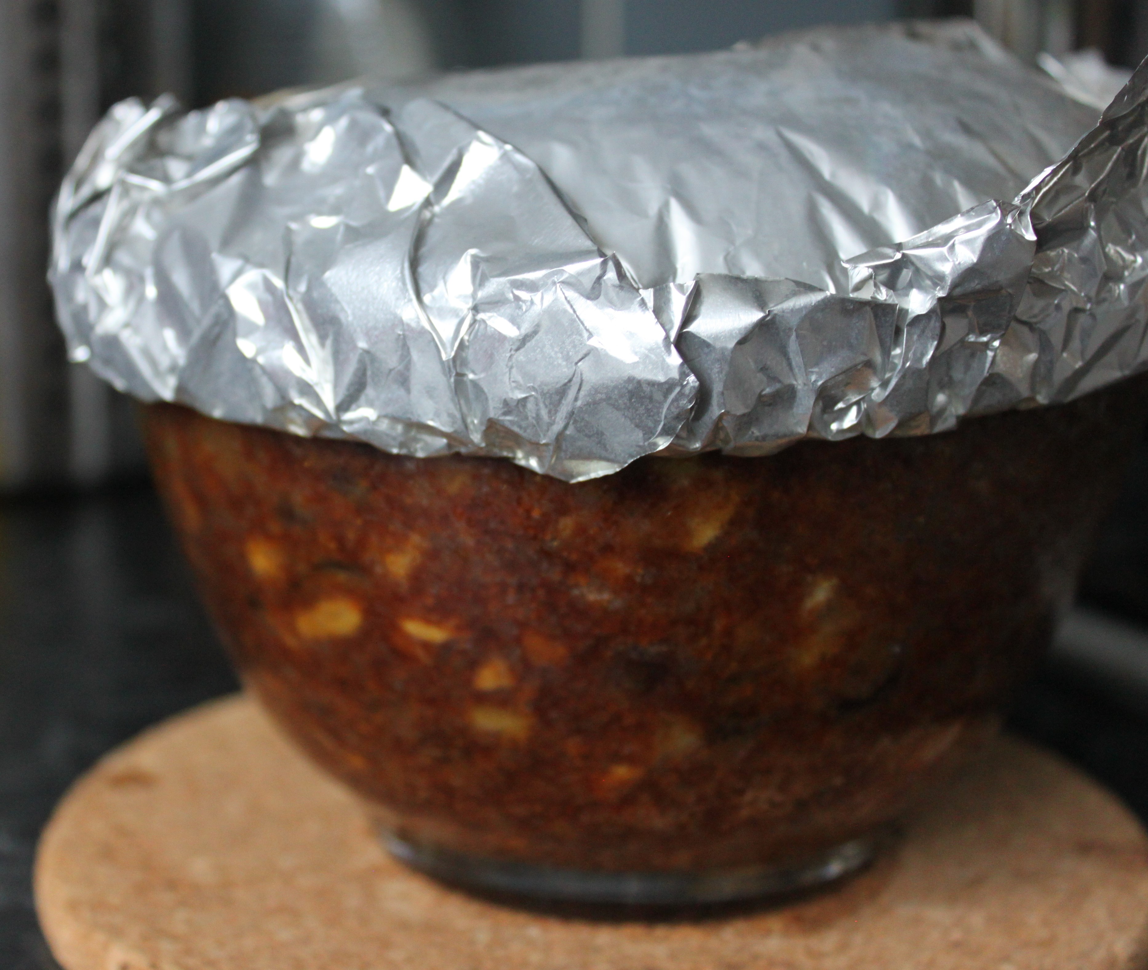 Lighter Christmas Pudding with Spiced Crème Anglaise – Caroline Feeds